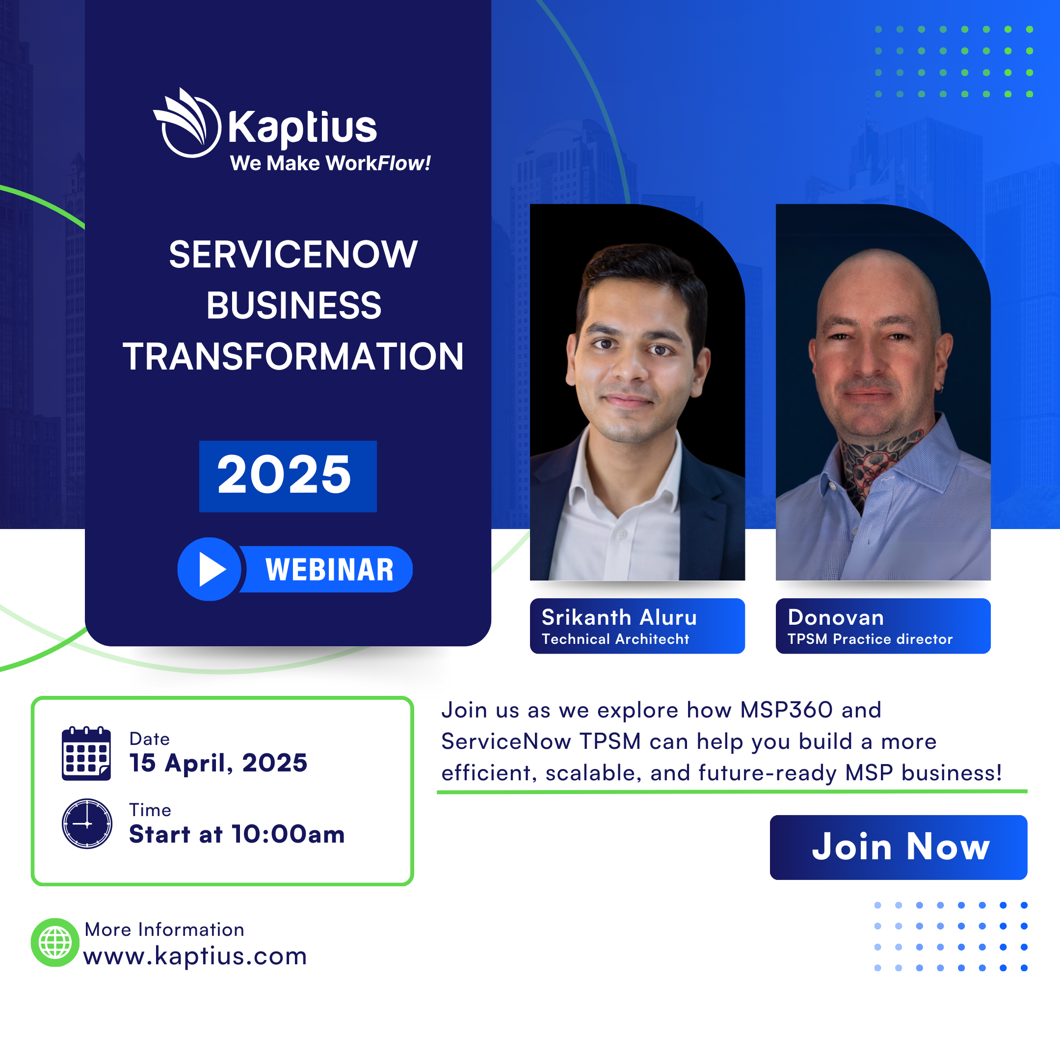 Kaptius - We Make Workflow | MSP growth & Efficiency
